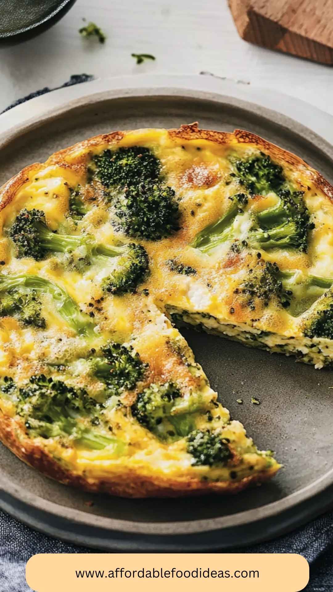 Broccoli Frittata Recipe - Affordable Food Ideas