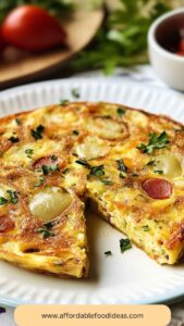 Spanish Frittata Recipe - Affordable Food Ideas