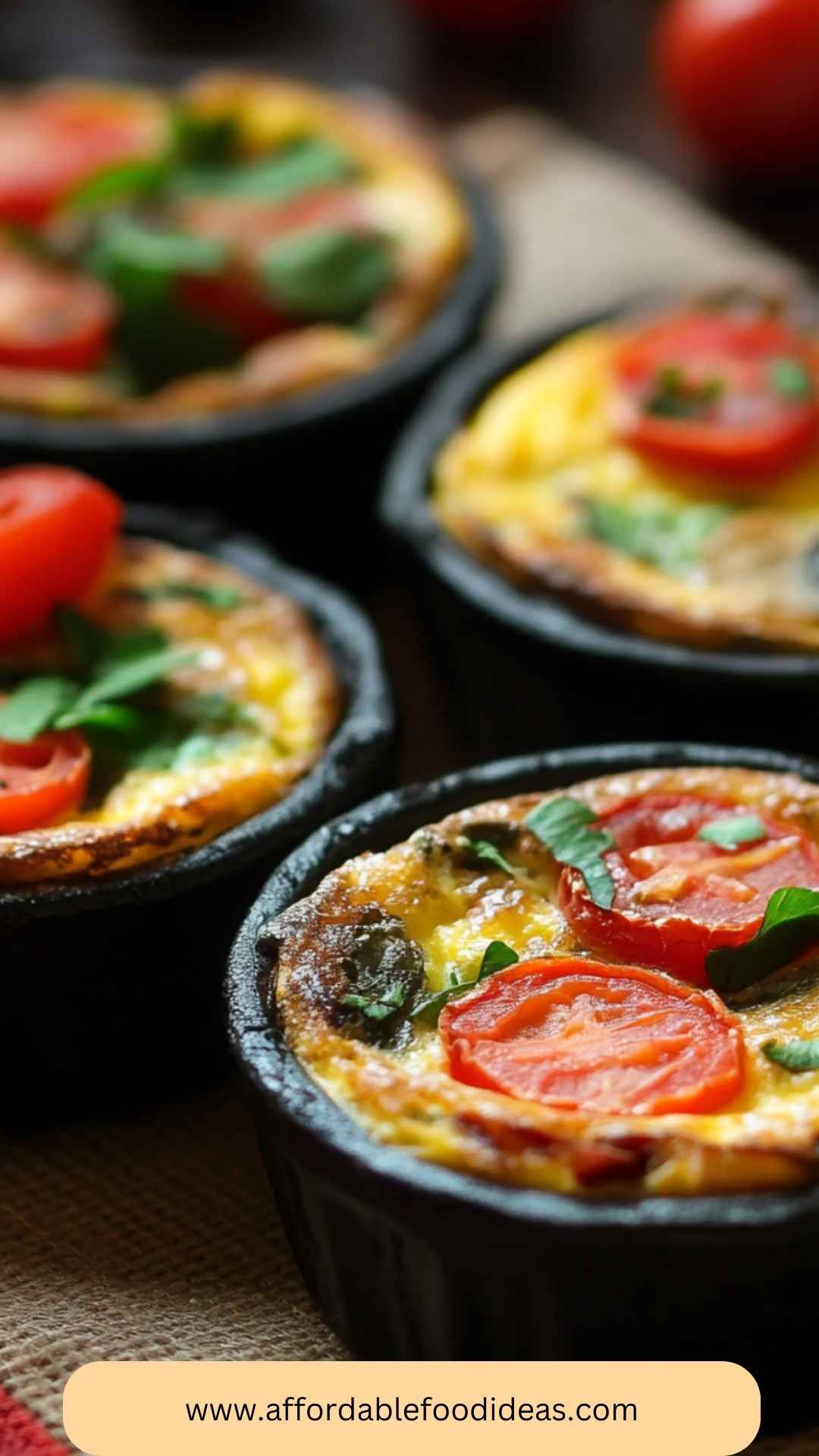 Mini Frittata Recipe - Affordable Food Ideas