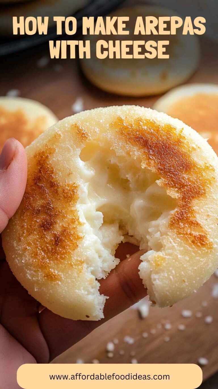 How To Make Arepas With Cheese - Affordable Food Ideas