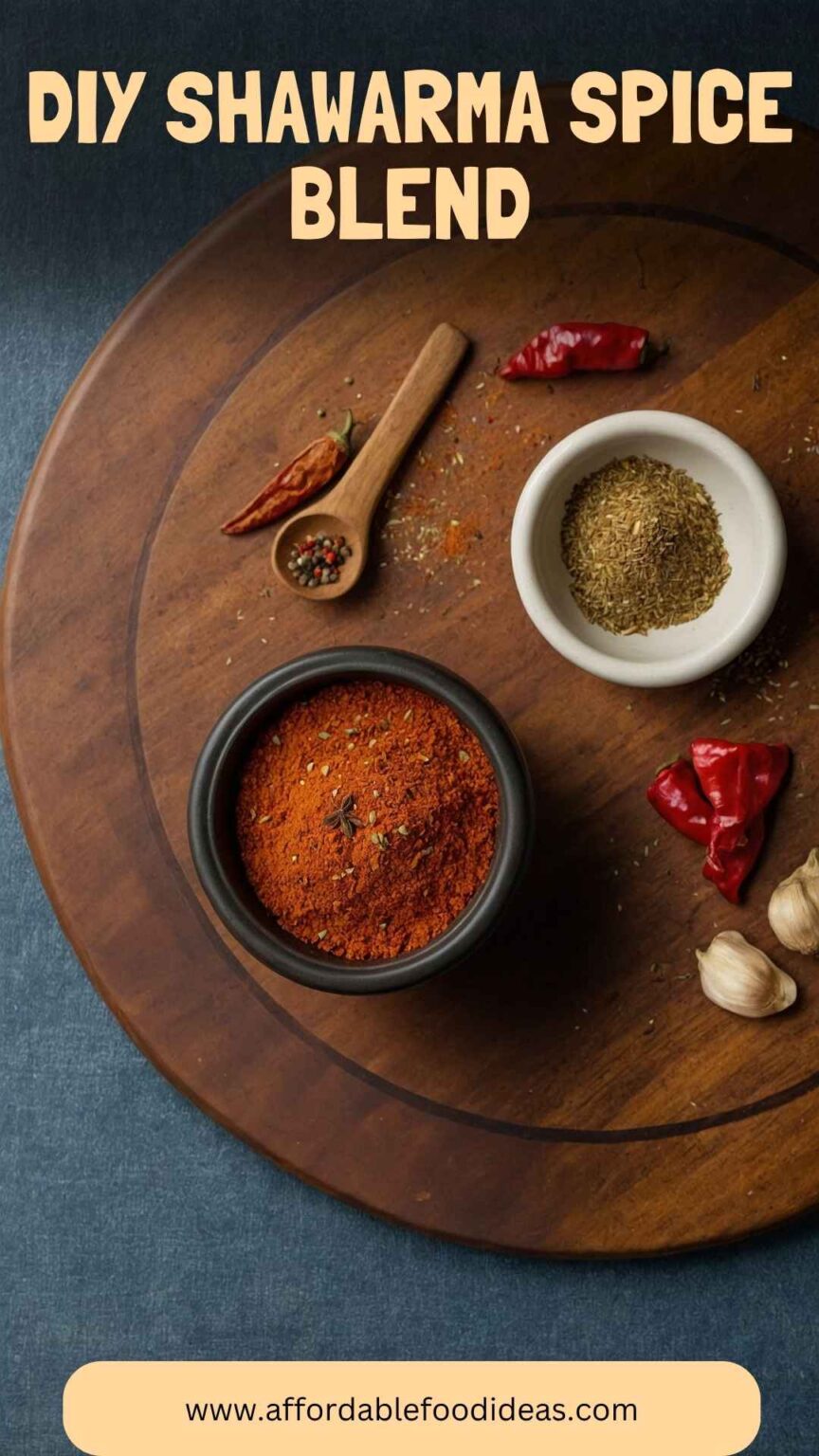 DIY Shawarma Spice Blend - Affordable Food Ideas
