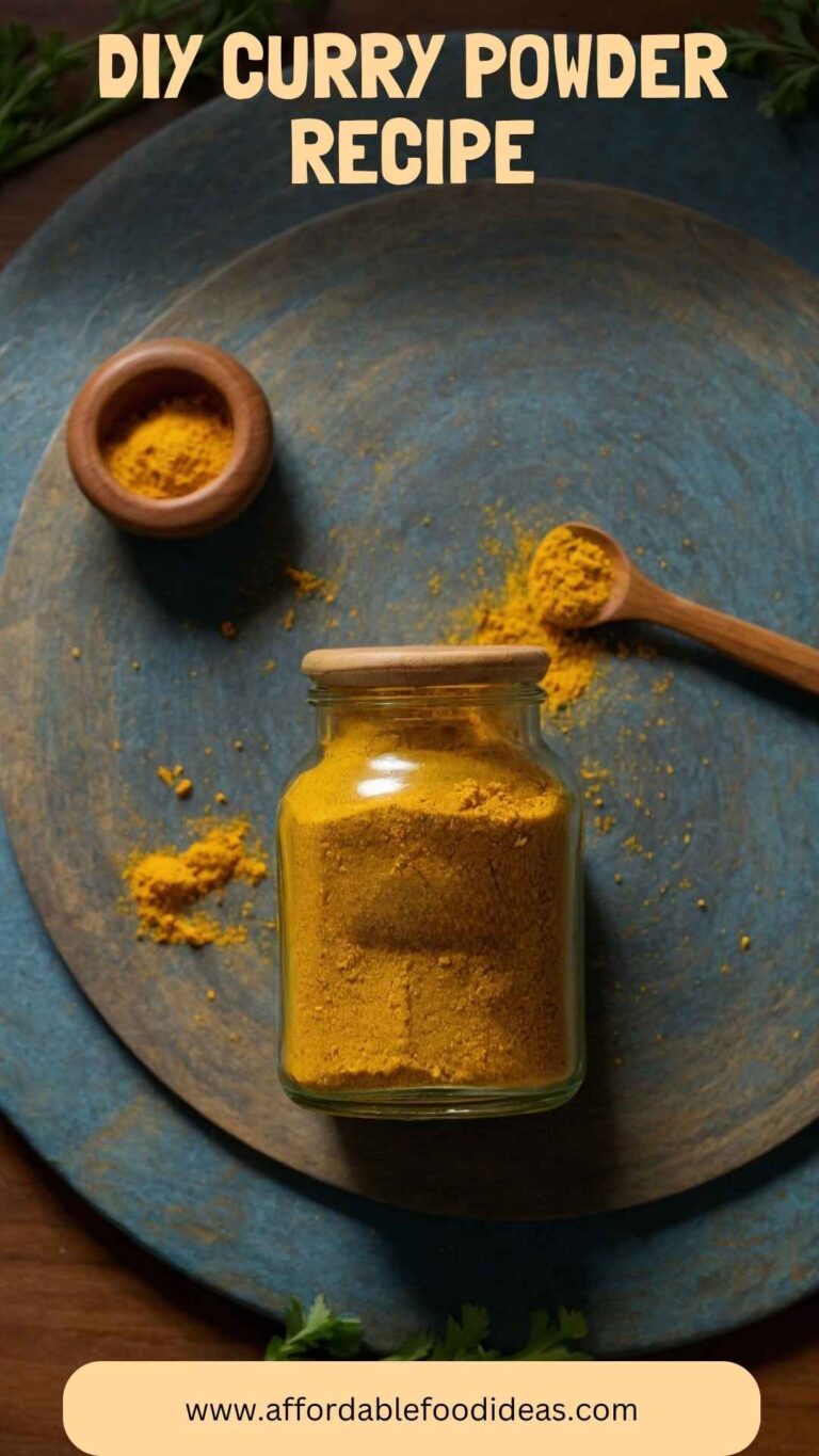 DIY Curry Powder Recipe - Affordable Food Ideas